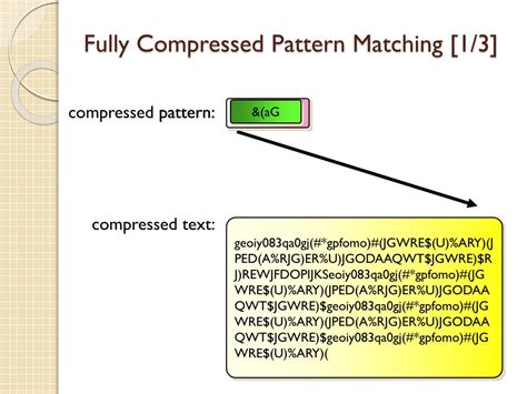 Ppt Pattern Matching On Compressed Texts Ii Powerpoint Presentation