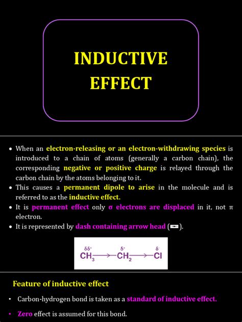 Inductive Effect Pdf Physical Chemistry Organic Chemistry