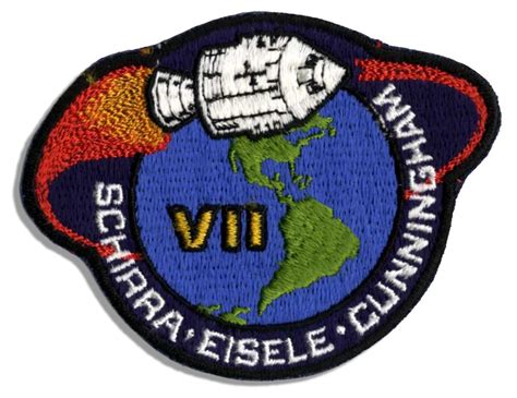 Lot Detail Apollo 7 Flown Mission Patch Signed On Verso By