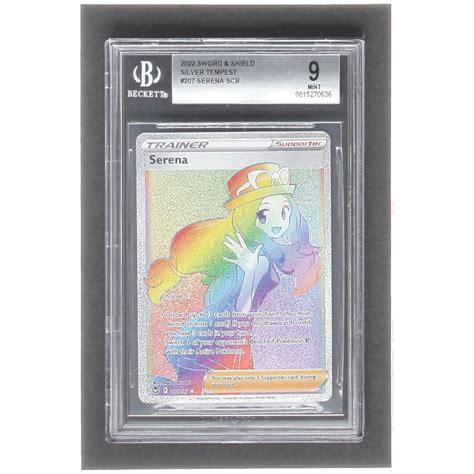Serena 2022 Pokemon Sword And Shield Silver Tempest 207 Bgs 9 Pristine Auction