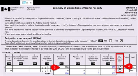 T2 Schedule 6 And The Capital Gains Inclusion Rate Taxcycle