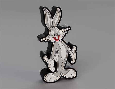 stl file bugs bunny lightbox 🔦 3mf ・3d print design to download・cults