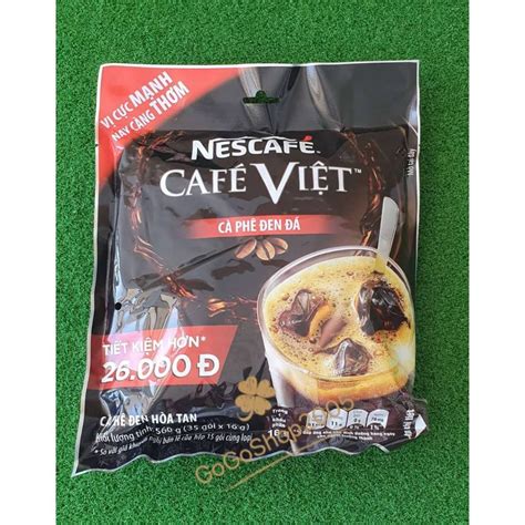 【vietnam】nescafe Cafe Viet Ca Phe Den Da 2 In 1 Instant Vietnam