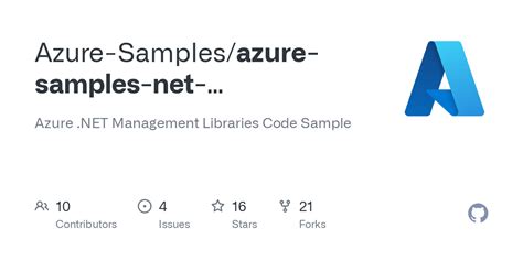 Github Azure Samples Azure Samples Net Management Azure Net Management Libraries Code Sample