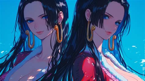 4k Hd Wallpaper Two Boa Hancock From One Piece