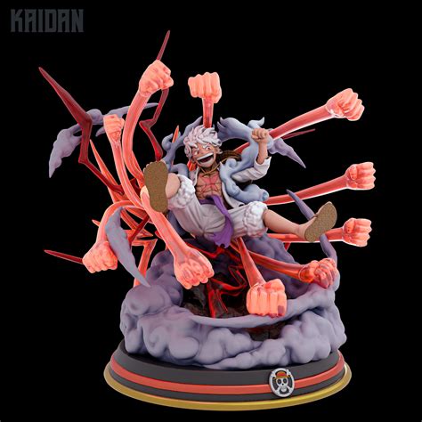 Luffy Gear 5 One Piece Stl Ready For 3d Printing 3d Model 3d Printable