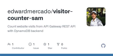 Github Edwardmercadovisitor Counter Sam Count Website Visits From Api Gateway Rest Api With