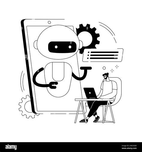 Chatbot Development Platform Abstract Concept Vector Illustration Stock Vector Image And Art Alamy
