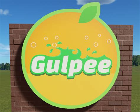 Gulpee Soda Sign Wall Sign 1 Planet Coaster Wiki Fandom