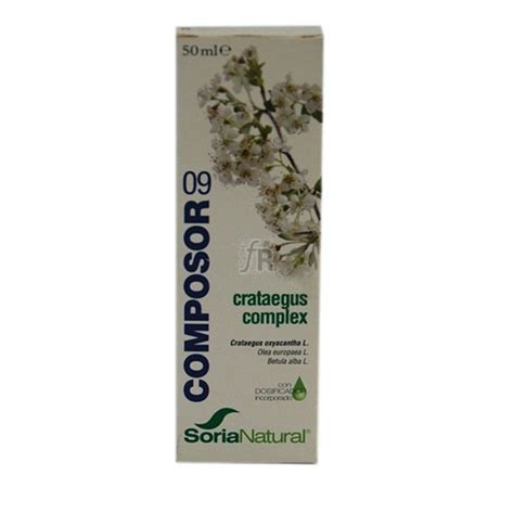Soria Natural Composor 9 Crataegus Complex Gotas 50 Ml