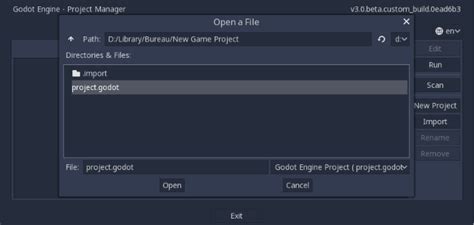 Introduction to Godot’s editor — Godot Engine (3.0) documentation in English