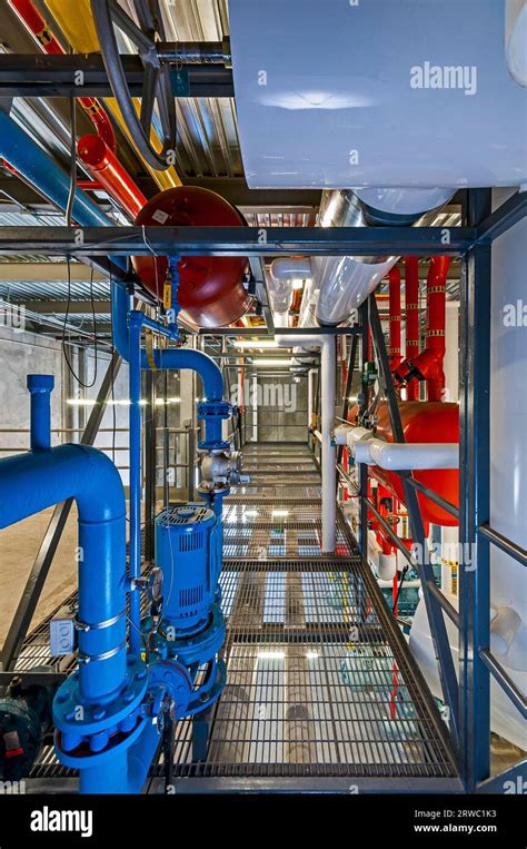 Interior Of A Newly Constructed Ammonia Cycle Cold Storage Facility