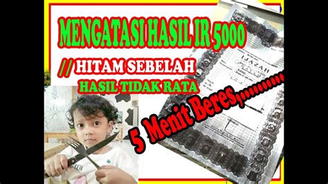 Tutorial Ir5000 5 Menit Mengatasi Hasil Foto Copy Ir 5000 5020 6570