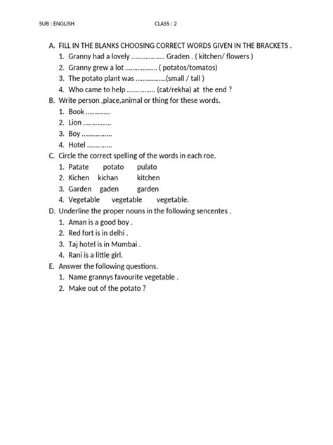 class 2 english new pdf