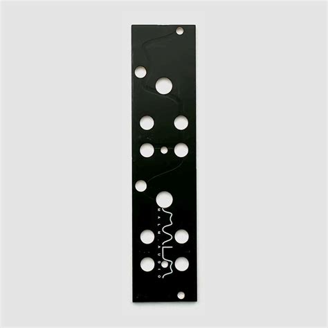 Black Panel For Mutable Instruments Branches Oddvolt Eurorack