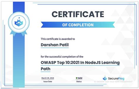 Darshan Patil On Linkedin Securecodingtraining Nodejs Owasp Securecodereview Codereview