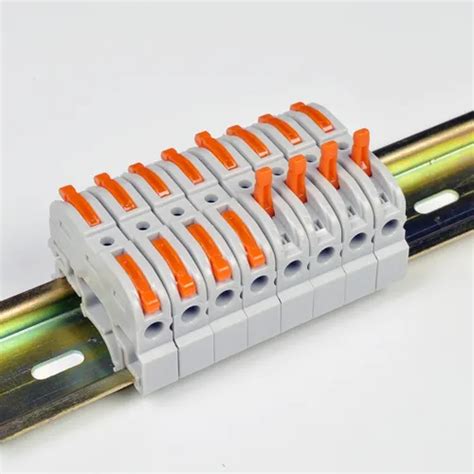 Clemas Conectores Electricos Para Wago Palanca Riel Din 20pz Mercadolibre