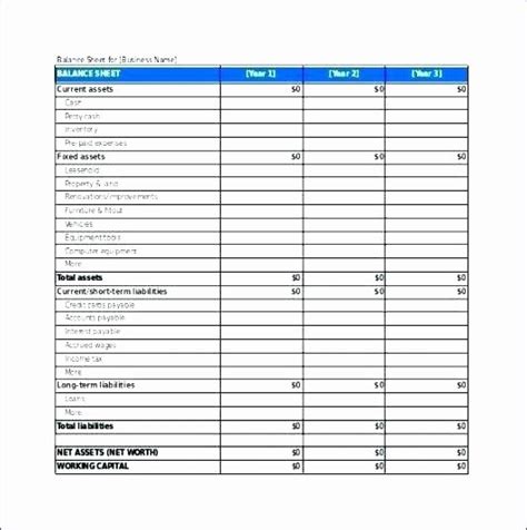 Trial Balance Excel Template