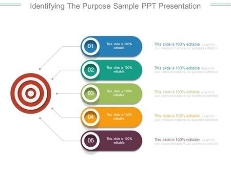Identifying The Purpose Sample Ppt Presentation Powerpoint