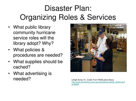 Ppt Library Disaster Plan Elements Purpose Provide An Overview Of