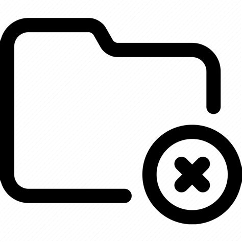 document error file folder rejected unavailable icon download on