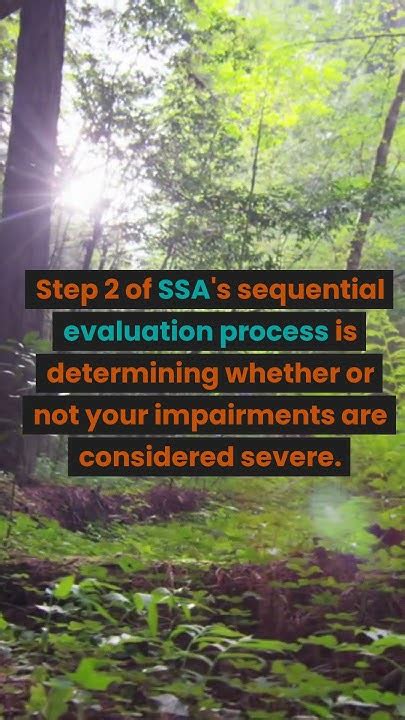 Social Security Disabilitys 5 Step Process Step 2 Youtube