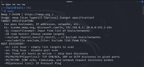 How To Use Nmap Command In Kali Linux