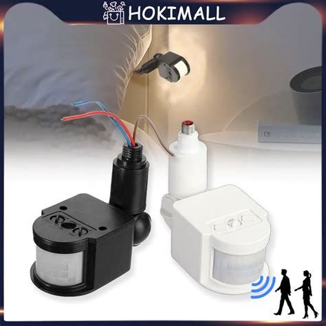 Jual Ac110v 260v Sensor Gerak Inframerahsaklar Otomatis Sensor Cahayasaklar Lampu Otomatis