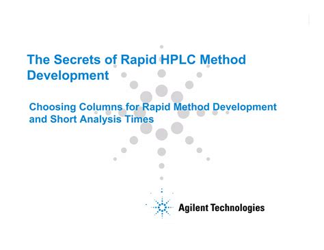 hplc method development pdf
