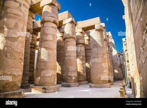 Luxor Temple In Luxor Ancient Thebes Egypt Luxor Temple Is A Large