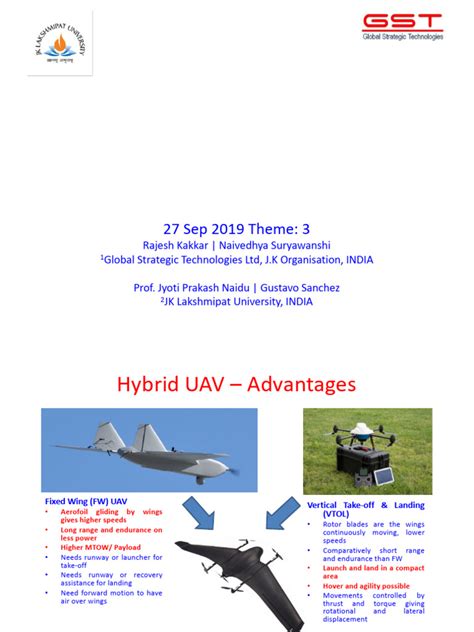 Hybrid Fixed Rotary Wing Uav Pdf Control Theory Flight