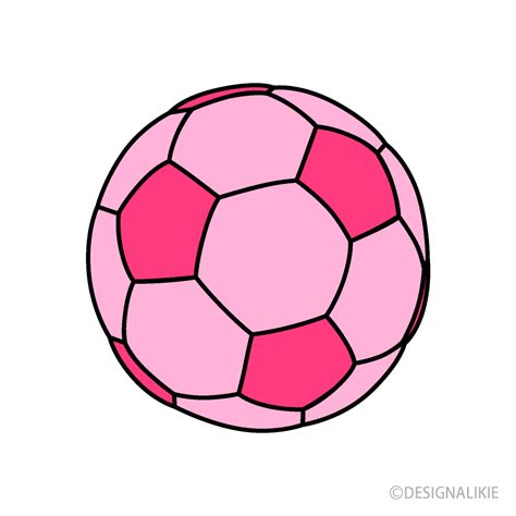 Pink Soccer Ball Clip Art