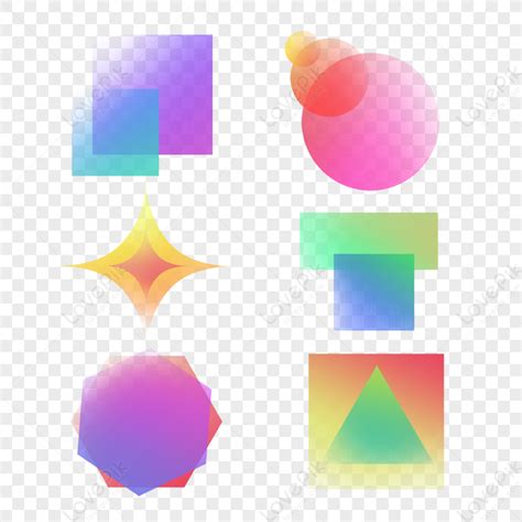 Geometric Shape Grain Texture Translucent Gradient Geometric Shapes Grainy Gradient Png