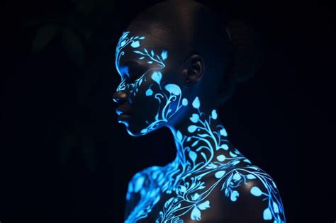 Premium Photo Bioluminescent Beauty