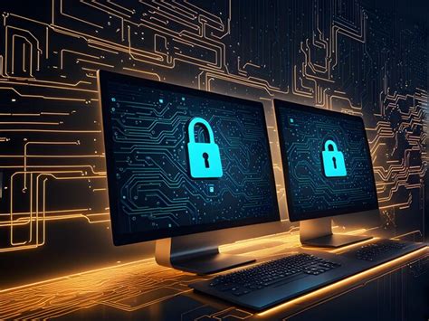 Premium Photo Global Network Security Technology Hacking Tech Background