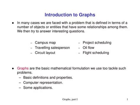 Ppt Introduction To Graphs Powerpoint Presentation Free Download