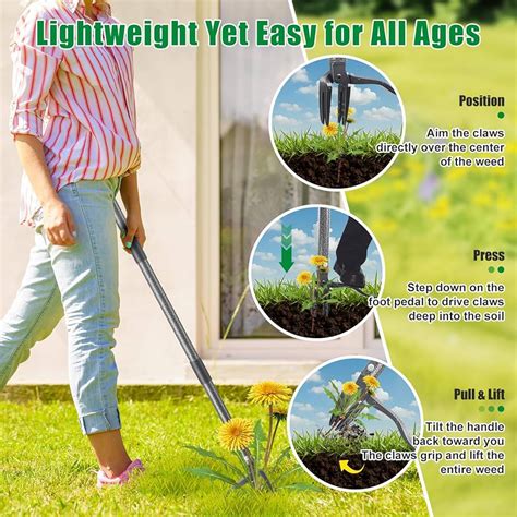 Weed Puller Tool With Long Handle Weed Puller Manual Weeder Twist