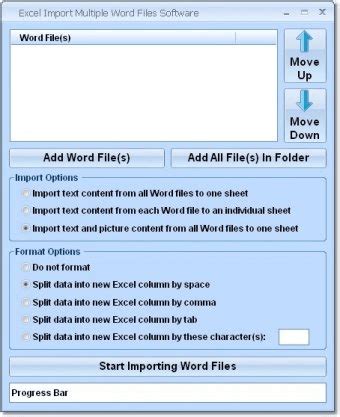 Excel Import Multiple Word Files Software Download Import One Or More MS Word Files Into A New