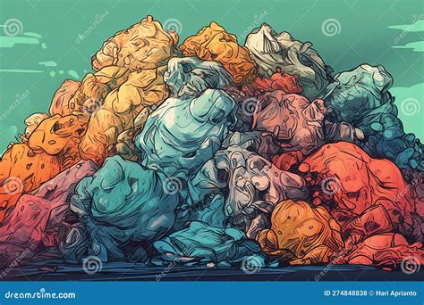 The Issue Of Plastic Pollution And Its Impact On Environment Stock Illustration Illustration