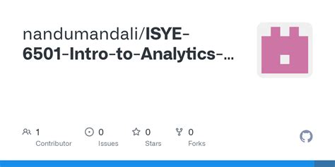 Isye 6501 Intro To Analytics Modelingweek 1hw121r At Master · Nandumandaliisye 6501 Intro