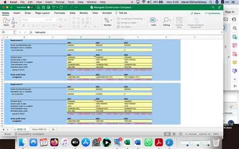 Solved I Need Help With This Problem Using Excel Calculations With