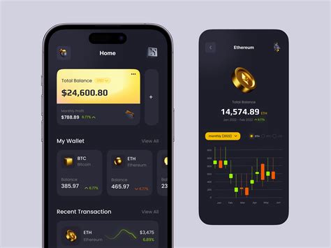 crypto wallet app ui design by mahmudul hasan manik for devignedge