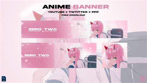 Banner Template Zero Two By Sifogz On Deviantart
