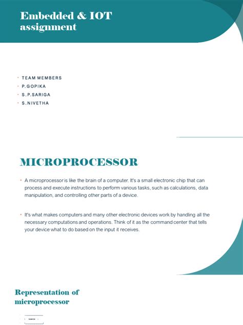 presentation pdf microprocessor microcontroller