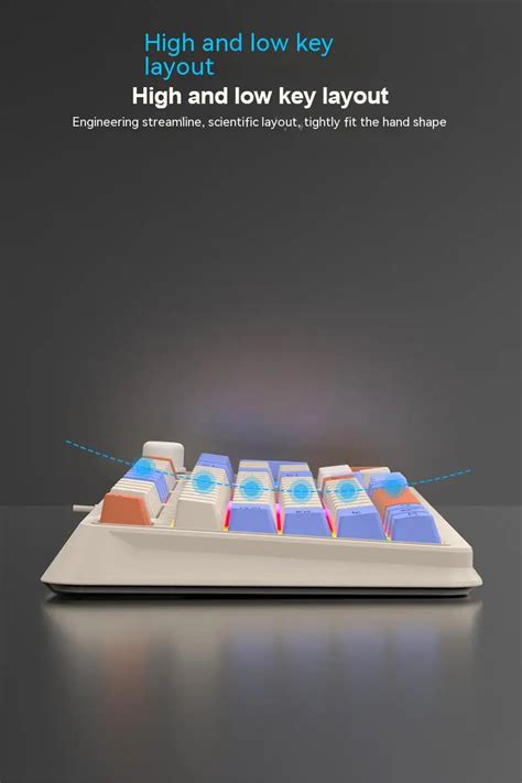 XUNFOX K82 Wired Keyboard - Ultimate Gaming Experience