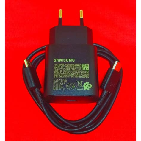 Jual Charger Samsung Original Second Bawaan Hp 100 Ori Type C To C 25wat Shopee Indonesia
