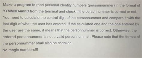 Solved The Luhn Algorithm Also Known As Modulus 10