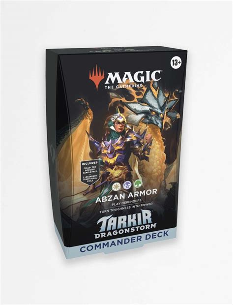 Magic The Gathering Tarkir Dragonstorm Commander Deck Abzan Armor