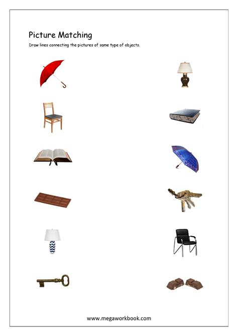 Objects Of Same Worksheets For Preschoolers