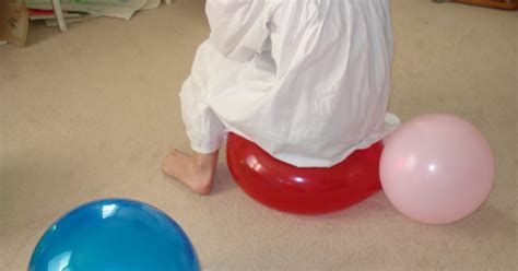 It S All Kid S Play Pop Balloons By Sitting On Them